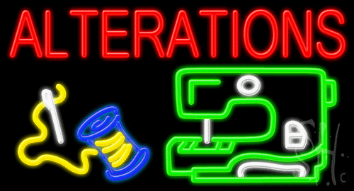 Alterations LED Neon Sign - Alterations Neon Signs - Everything Neon