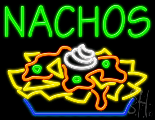 Nachos LED Neon Sign - Business Neon Signs - Everything Neon