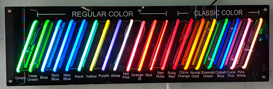 Real Photos of Custom Neon Glass Sign - Everything Neon