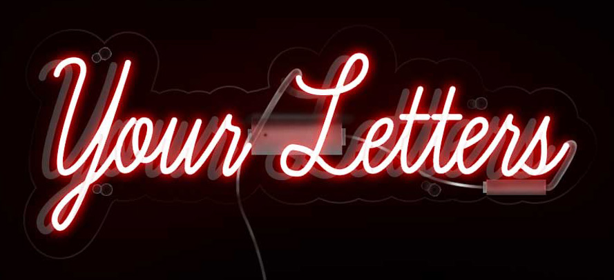 Custom Letter Neon Sign | Custom Neon Signs - Every Thing Neon