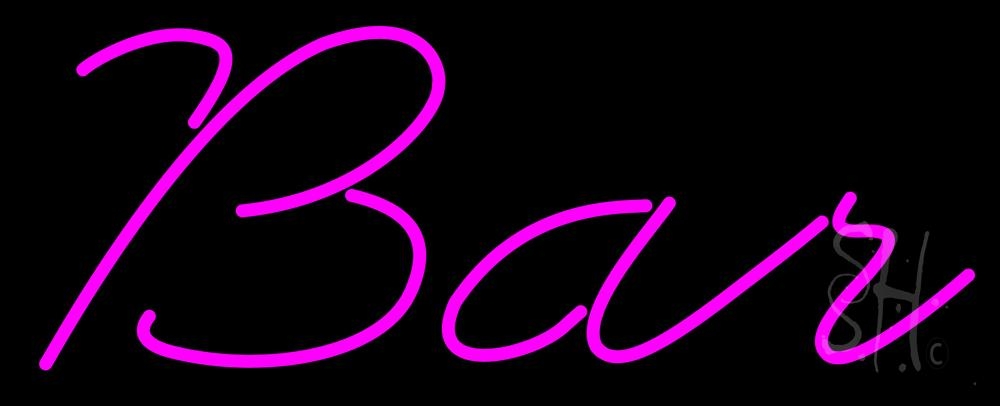 Cursive Bar Neon Sign | Bar Neon Signs - Every Thing Neon