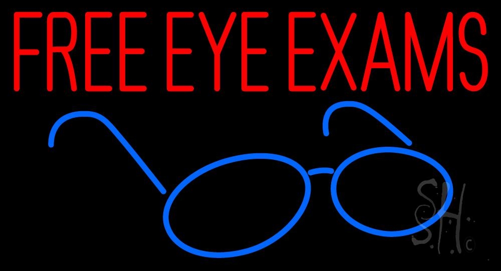Free Eye Exams Neon Sign Eye Exams Neon Signs Every Thing Neon