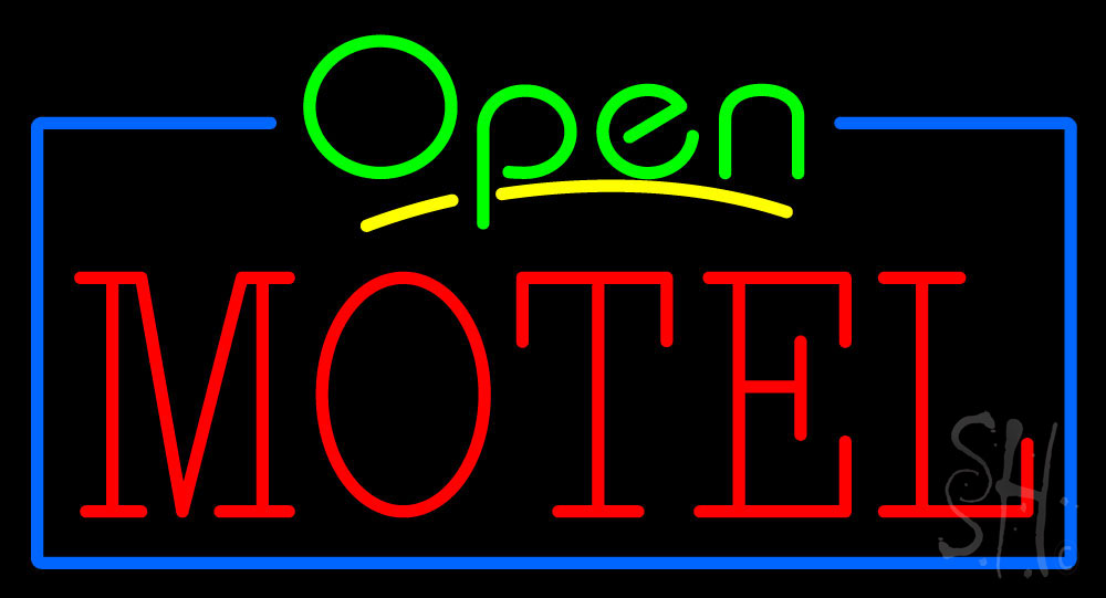 Motel LED Neon Sign - Motel Neon Signs - Everything Neon