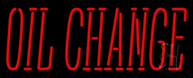 Oil Change Neon Signs - Every Thing Neon